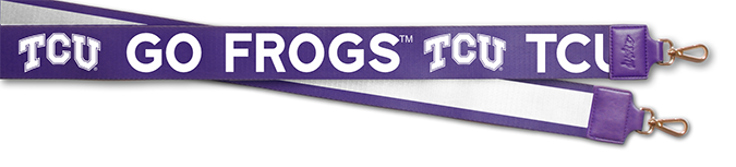 TCU Logo 2" Wide Purse Strap-FINAL SALE